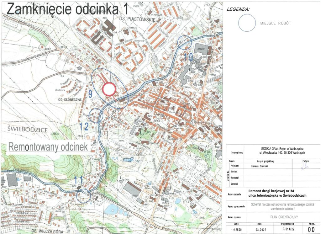 Rusza remont krajowej „trzydziestki czwórki”. Od poniedziałku spore utrudnienia w ruchu i ...