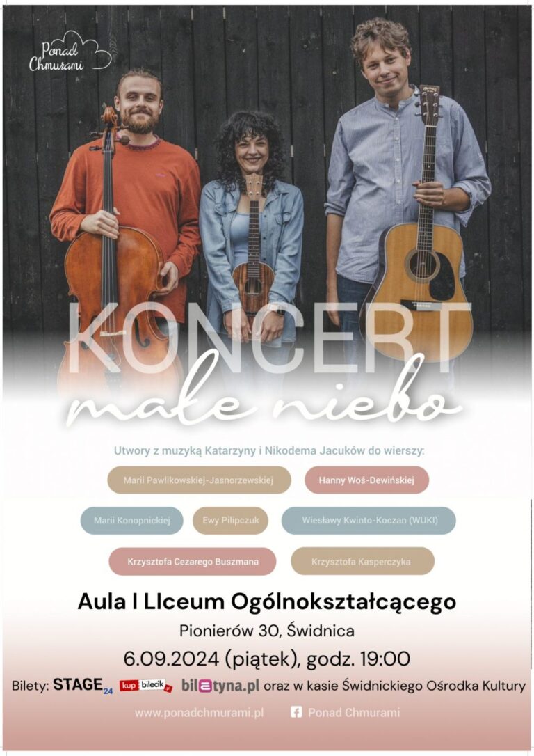 Muzyczne spotkanie z krainą łagodności. Wygraj bilety na koncert Ponad Chmurami [KONKURS ...